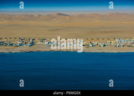 Aerial beach resort Walvis Bay Namibia Southern Africa Stock Photo - Alamy
