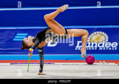 September 14, 2018: Sabina Tashkenbaeva of Â Uzbekistan during ...
