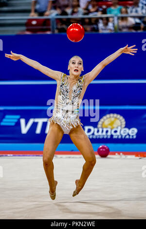 September 14, 2018: Sabina Tashkenbaeva of Â Uzbekistan during ...