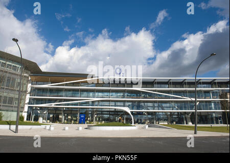 O2 Headquarters, Slough, United Kingdom, Tp Bennett, 2009 Stock Photo ...