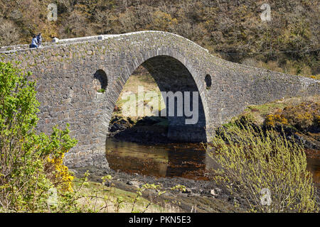 Clachan Bridge over the Atlantic on the Island of Seil near Oban in ...