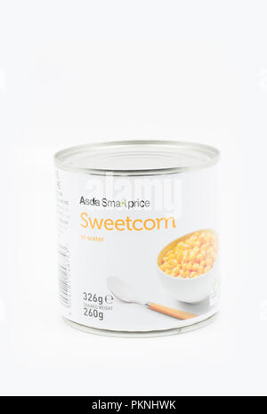 Tin of Sweetcorn Stock Photo - Alamy