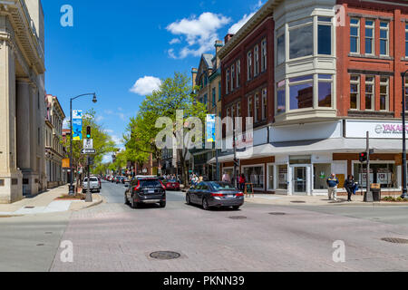 Frederick, MD, USA - April 26, 2015: Historic Downtown Frederick ...