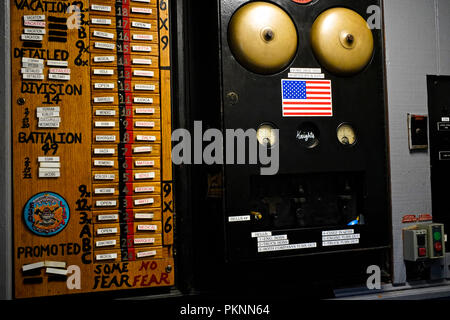 Firefighters at FDNY Engine 307 Ladder 154 on September 11 2018 Stock ...