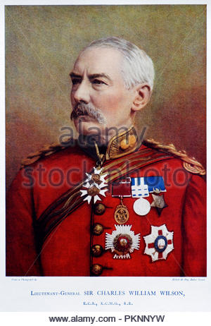 Lieutenant-General Sir Charles William Wilson, British soldier, 1902 ...