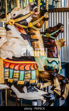 The Carousel at Lighthouse Point Park New Haven, Connecticut, USA Stock ...