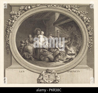 Les Baignets, probably 1782 Stock Photo - Alamy