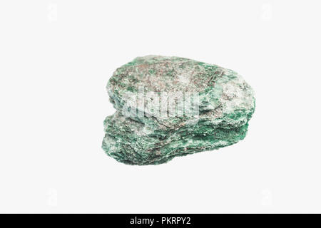Natural green Muscovite from Brazil isolated Stock Photo - Alamy
