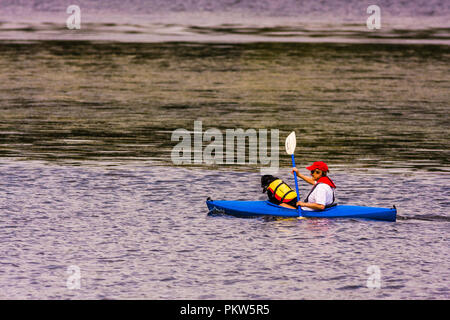 Kayak Deep River, Connecticut, USA Stock Photo - Alamy