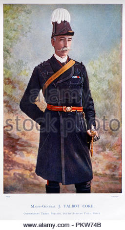 English and Scottish soldiers and officers. Historical figures Stock Photo - Alamy