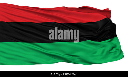 Panafrican Unia Afro American Black Liberation Flag On Flagpole ...