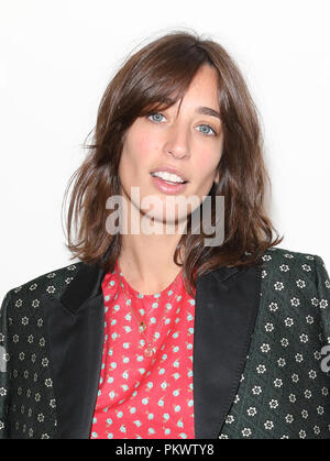 Laura Jackson on the front row during the Alexa Chung London Fashion ...