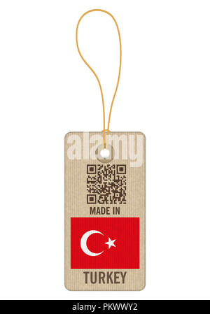 Turkey QR code flag, vector Stock Photo - Alamy