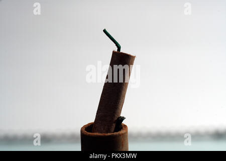 Contents of a fireworks body with disguise and black powder Stock Photo ...