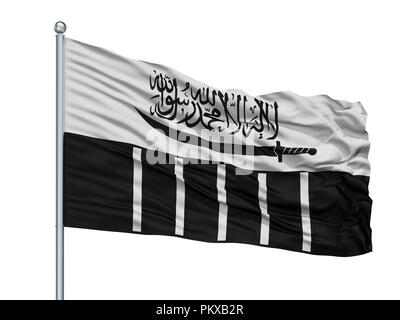 Lashkar E Taiba Flag, Isolated On White Background, 3D Rendering Stock ...