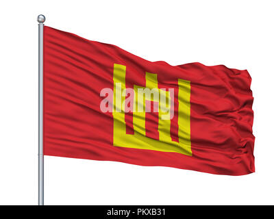 Lithuanian Army Flag, Isolated On White Background, 3D Rendering Stock ...