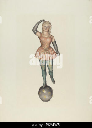 Robert Pohle, Carousel Calliope Figure, c 1939, Carousel Calliope ...