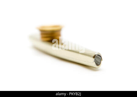 Kazoo musical instrument isolated on the white background Stock Photo ...