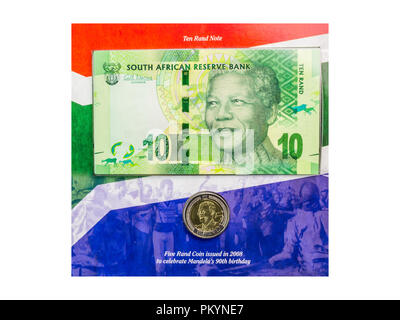South Africa 10 Rand Bank Note Stock Photo - Alamy