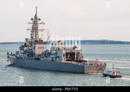 JS Makinami Takanami class destroyer of the Japan Maritime Self-Defense ...