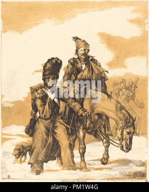 'The Retreat from Russia' by Théodore Géricault, painted in 1814 ...