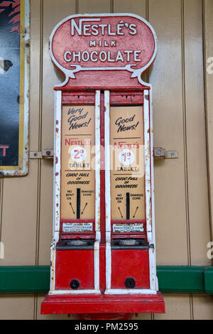 Nestle Milk chocolate machine Stock Photo - Alamy
