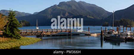 Port Alice Vancouver Island Canada shown on a road map or Geography map ...