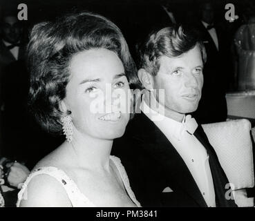 Ethel Kennedy, wife of Robert F. Kennedy, left, presents Romeo Ramirez ...