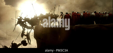 "300" Gerard Butler © 2007 Warner Brothers Stock Photo - Alamy