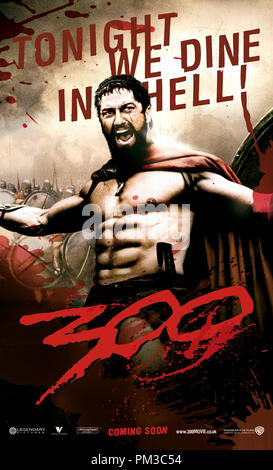 "300" Poster - Artwork © 2007 Warner Brothers Stock Photo - Alamy