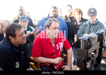 Left to right: Director/Co-Writer George Gallo confers with Giovanni ...