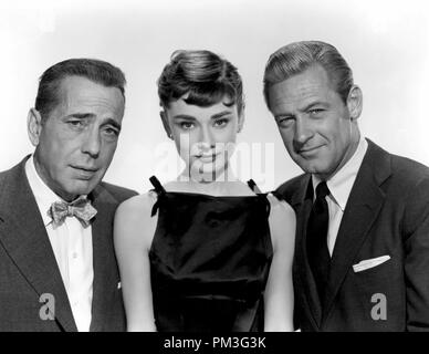 AUDREY HEPBURN, HUMPHREY BOGART, WILLIAM HOLDEN POSTER, SABRINA, 1954 Stock Photo - Alamy