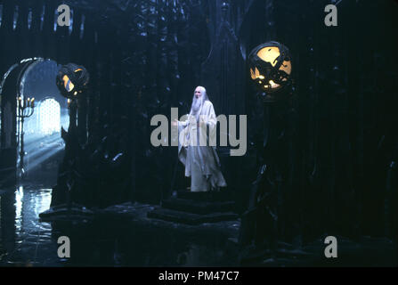Christopher Lee,The Lord of the Rings 2001 directed bt Peter Jackson ...
