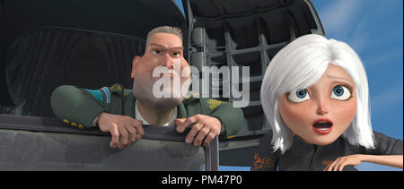 MONSTERS VS. ALIENS, General W.R. Monger (voice: Kiefer Sutherland ...