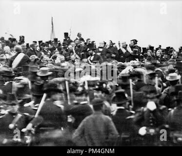 Abraham Lincoln's Gettysburg address 1863 Stock Photo - Alamy