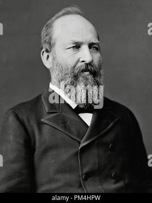 James Garfield c. 1880 Stock Photo - Alamy