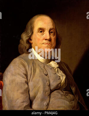 . Portrait of Benjamin Franklin} Benjamin Franklin. circa 1785 ...