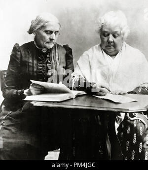 Susan B Anthony and Elizabeth Cady Stanton. Two great pioneers in the ...
