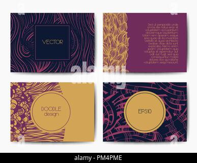 Ney year grunge postcards colorful vector templates Stock Vector Image ...