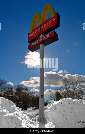 A picture of McDonald's McDrive sign Stock Photo - Alamy