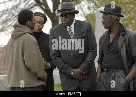 Adewale Akinnuoye Agbaje and Curtis "50 Cent" Jackson at the World Premiere of "Get Rich Or Die ...