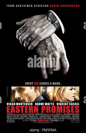 MOVIE POSTER, EASTERN PROMISES, 2007 Stock Photo - Alamy