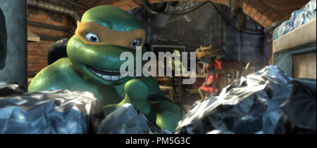 SPLINTER, LEONARDO, TMNT, 2007 Stock Photo - Alamy