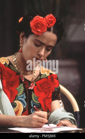 FRIDA 2002 film with Salma Hayek as Mexican artist Frida Kahlo Stock ...