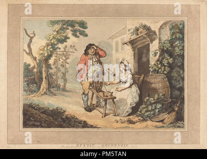 Rustic Courtship, 1785 Stock Photo - Alamy