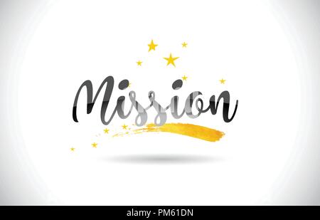 Mission Creative Word Text with Handwritten Rainbow Vibrant Colors and ...