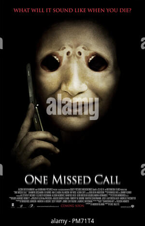 MOVIE POSTER, ONE MISSED CALL, 2008 Stock Photo - Alamy