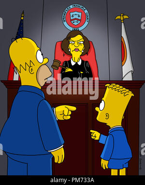 BART, HOMER SIMPSON, THE SIMPSONS MOVIE, 2007 Stock Photo - Alamy