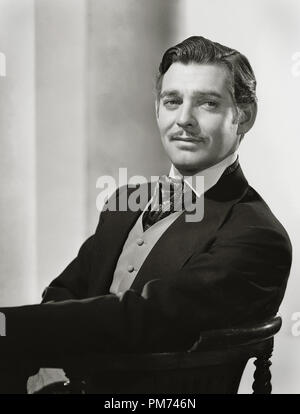 Clark Gable (MGM, 1930s). Portrait Photo colorized Stock Photo - Alamy