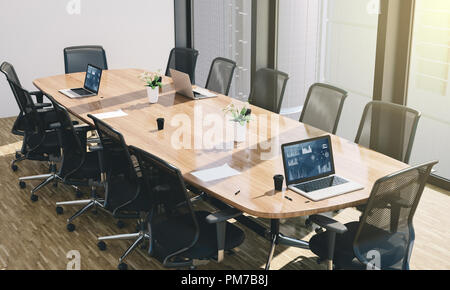 conference room 3d rendering Stock Photo - Alamy